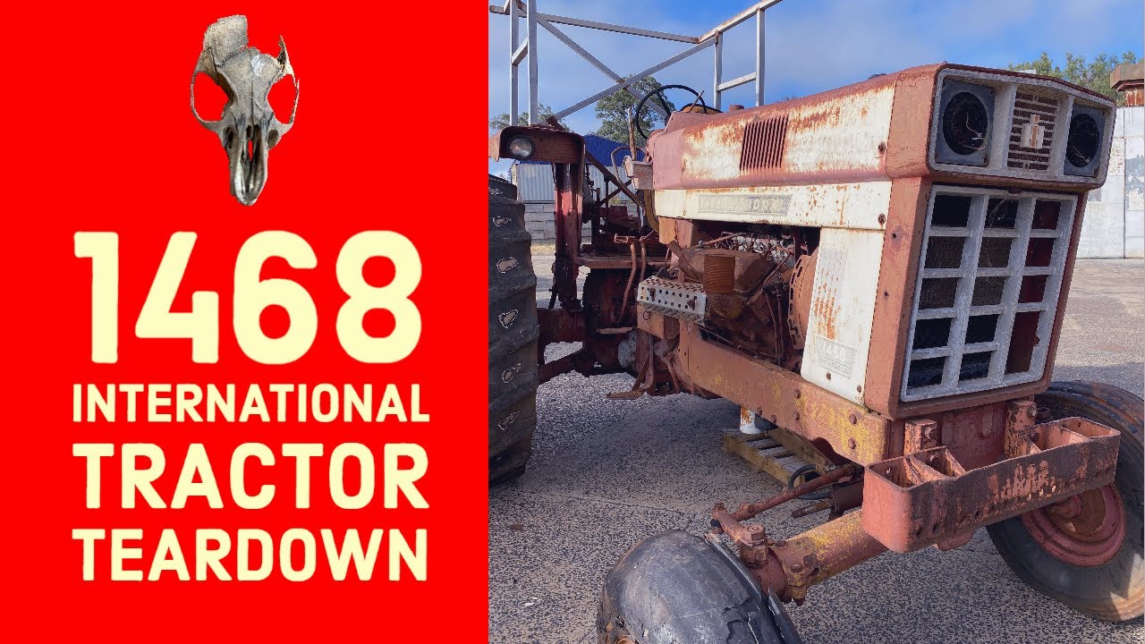 International Farmall 1468 V8 Tractor Teardown! - YouTube