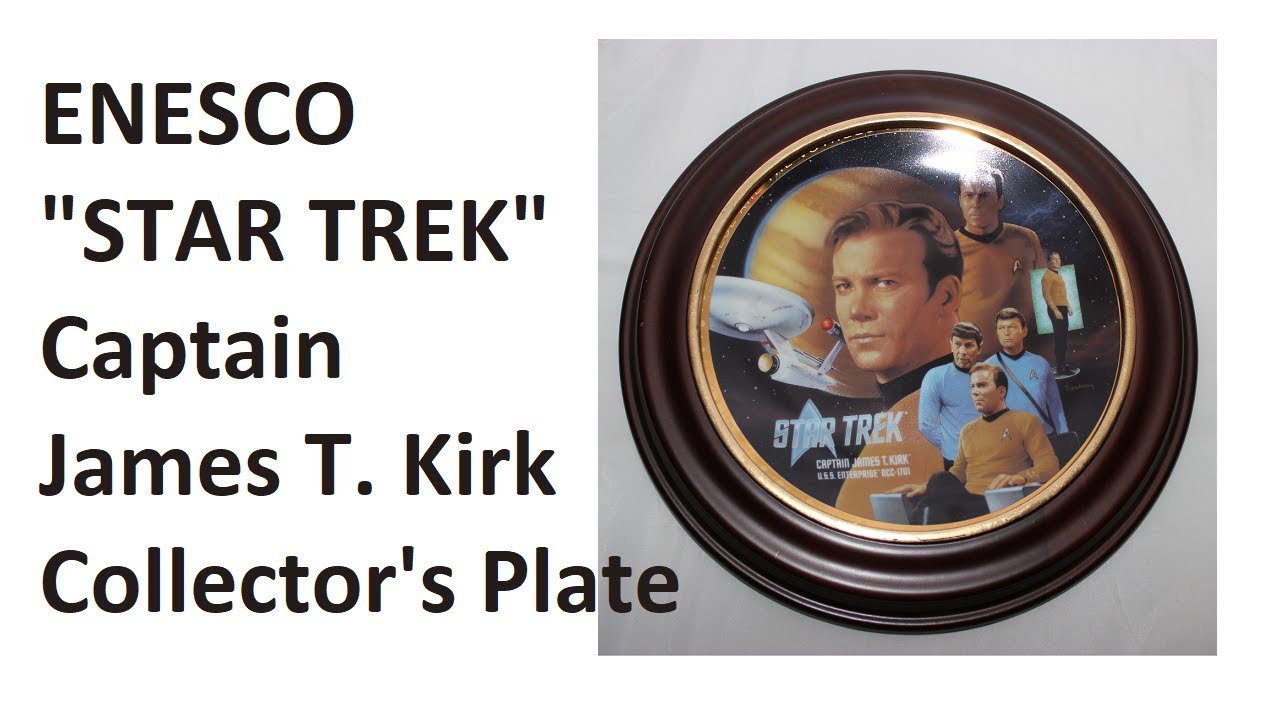 ENESCO STAR TREK ™ U.S.S. Enterprise 1701 - Captain James T. Kirk ...