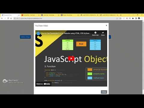 How to make Bootstrap modal video player using HTML, CSS3, JavaScript and jQuery? #modal #video ...