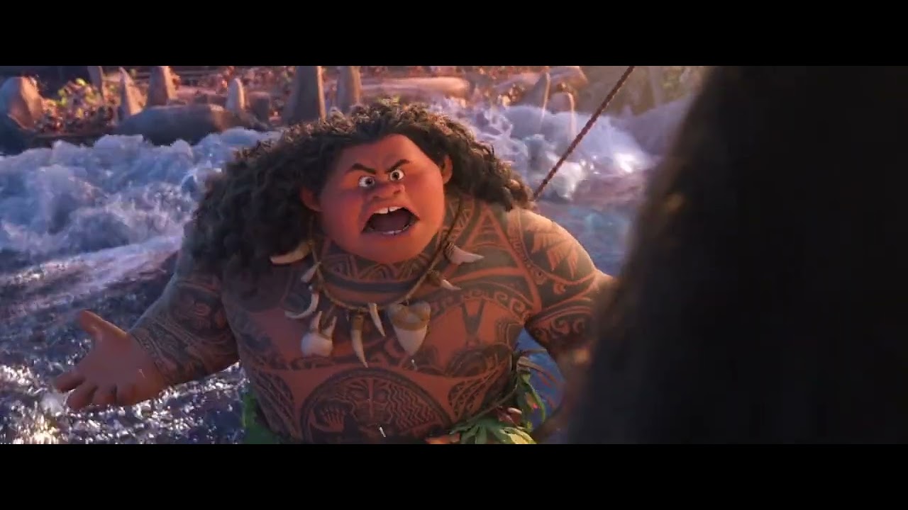 MOANA: Maui and moana fighting with Kakamura the pirates. - YouTube