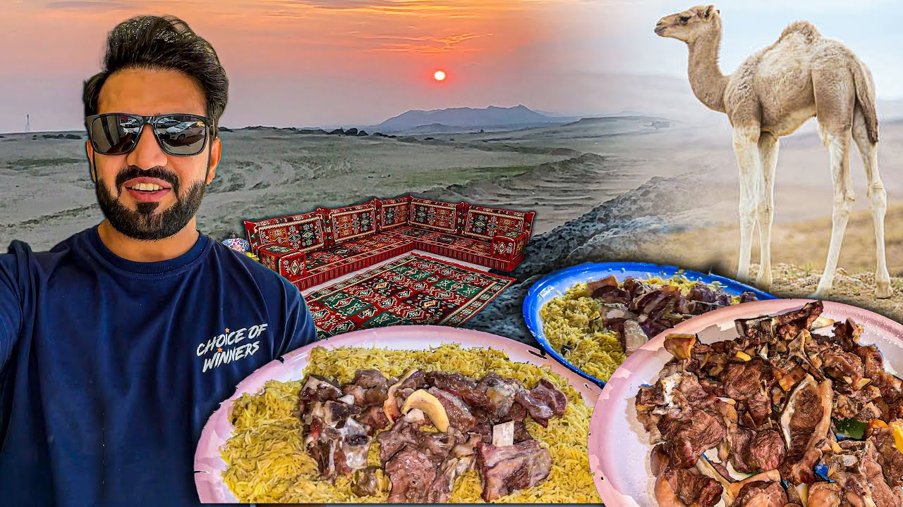 We Cooked Small CAMEL Meat 🐫🥩 in DESERT Picnic 🏜Old Style Arab Food ...
