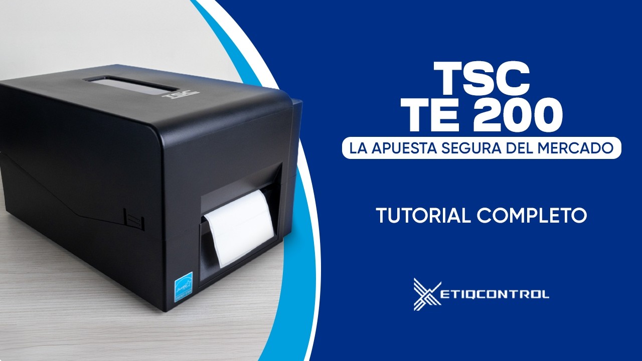 TSC TE200 | Instalación de suministros y software de la impresora de ...