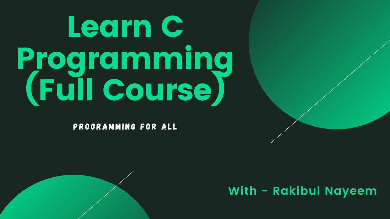 C Programming Full Course In Bengali Tutorial 3 1 If If C Programming Full Course In Bengali Tutorial 3 1 If If