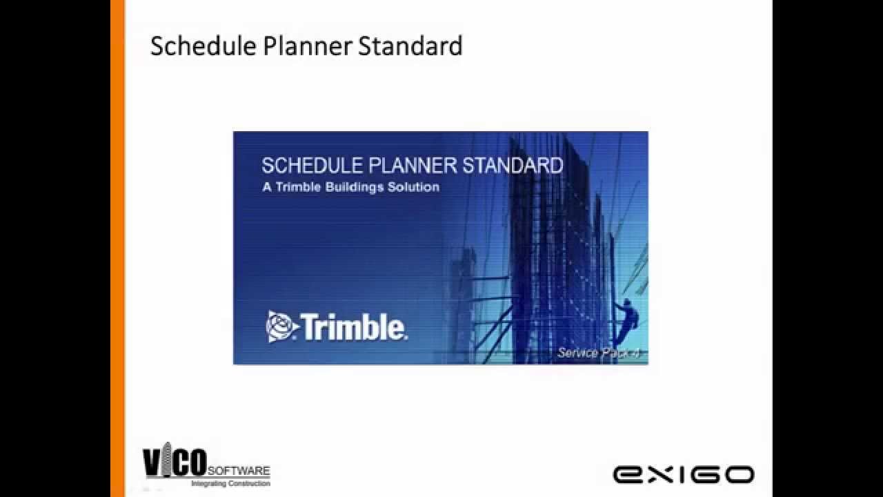 Vico Schedule Planner – Exigo-træningsvideo – Afsnit 1: Introduktion til Schedule Planner ...