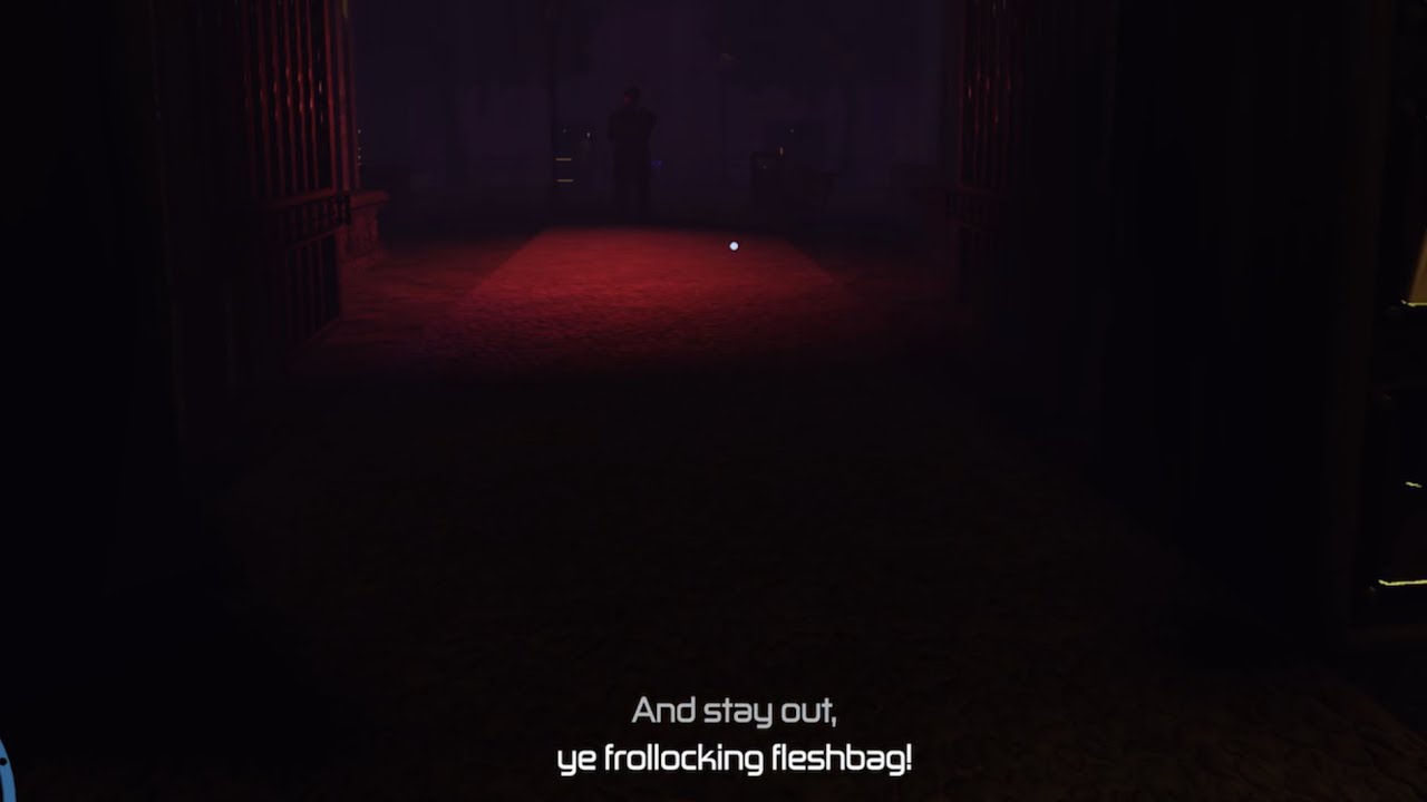 What happens if you try to go back after the bouncer starts chasing you ...