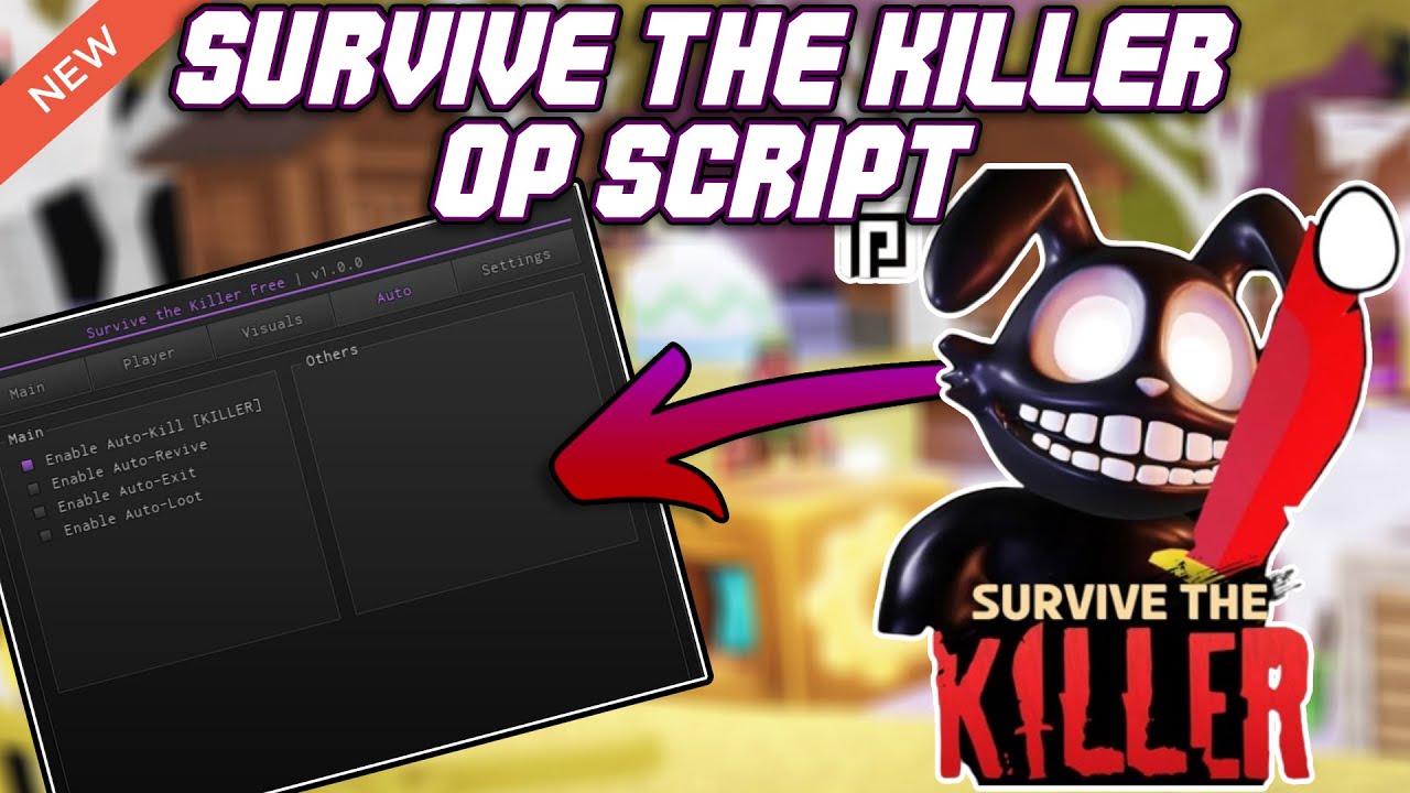 [UPDATE!🍀🐣] 🔪 Survive the Killer! OP Script (2025) PASTEBIN - Auto Exit ...