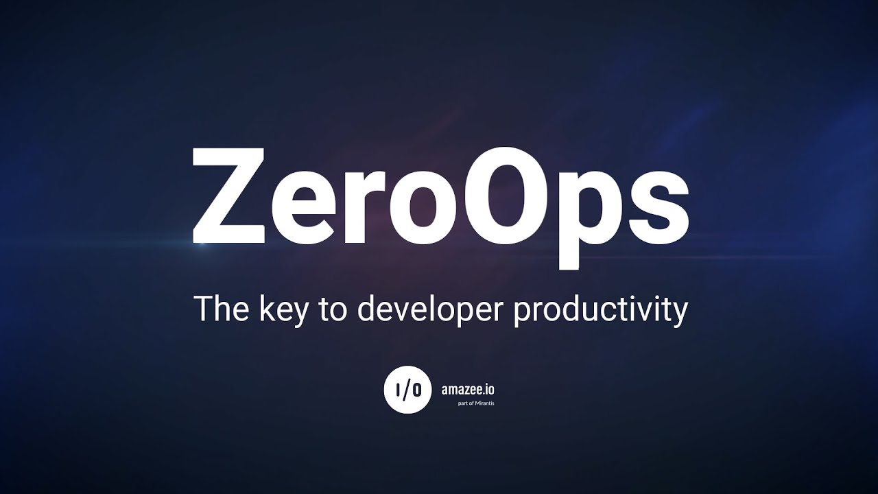 ZeroOps: The key to developer productivity - YouTube