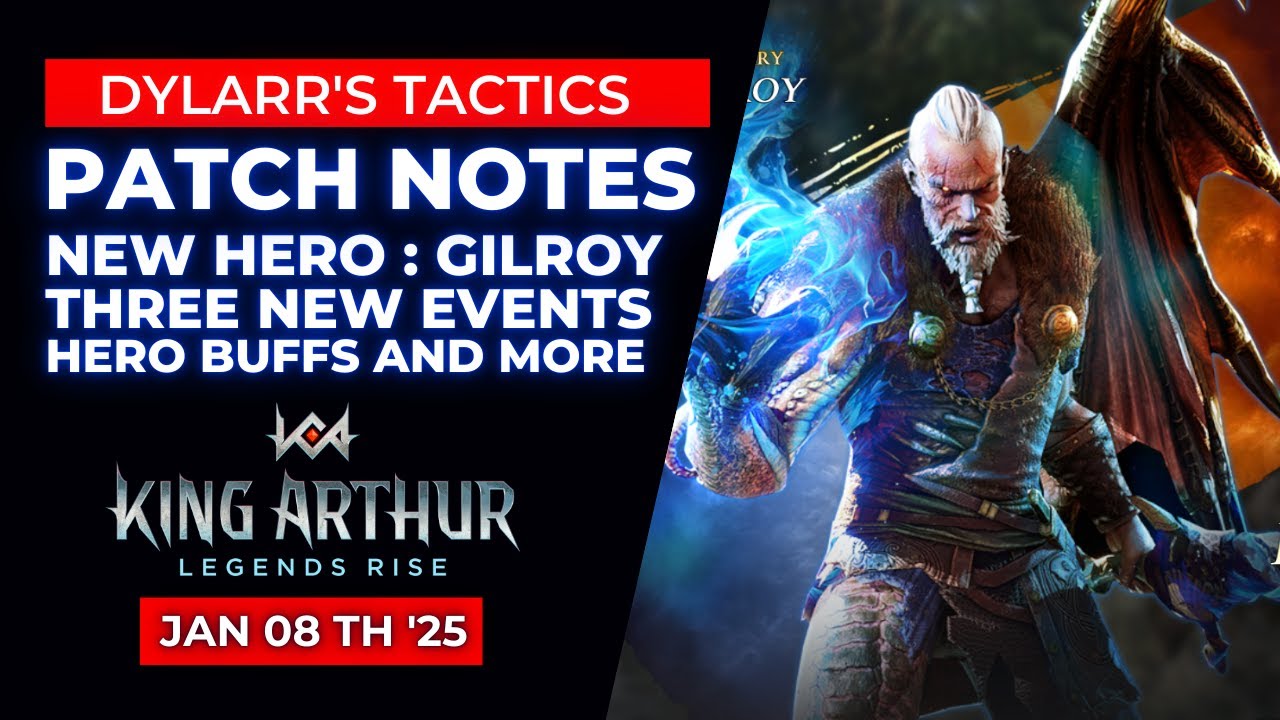 Let's Discuss The Patch Notes | Jan 8th 2025 | King Arthur Legends Rise ...