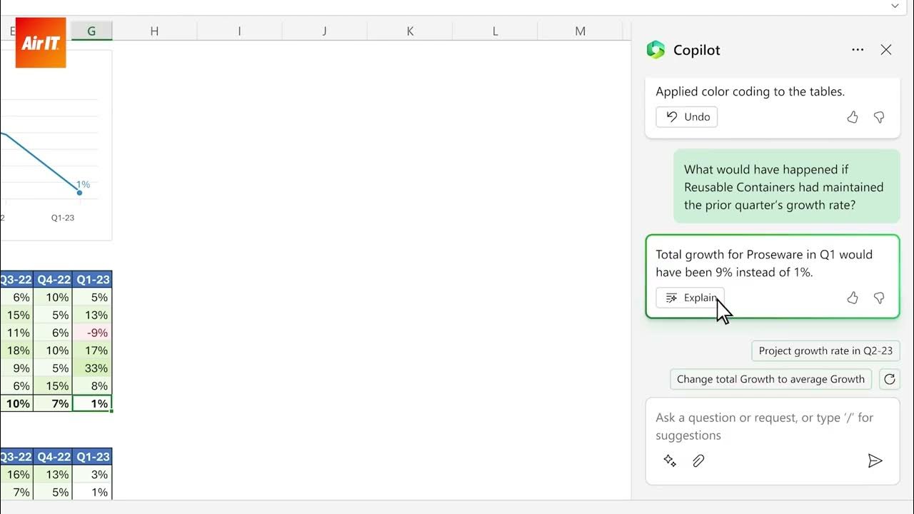 Copilot In Excel Air It Youtube