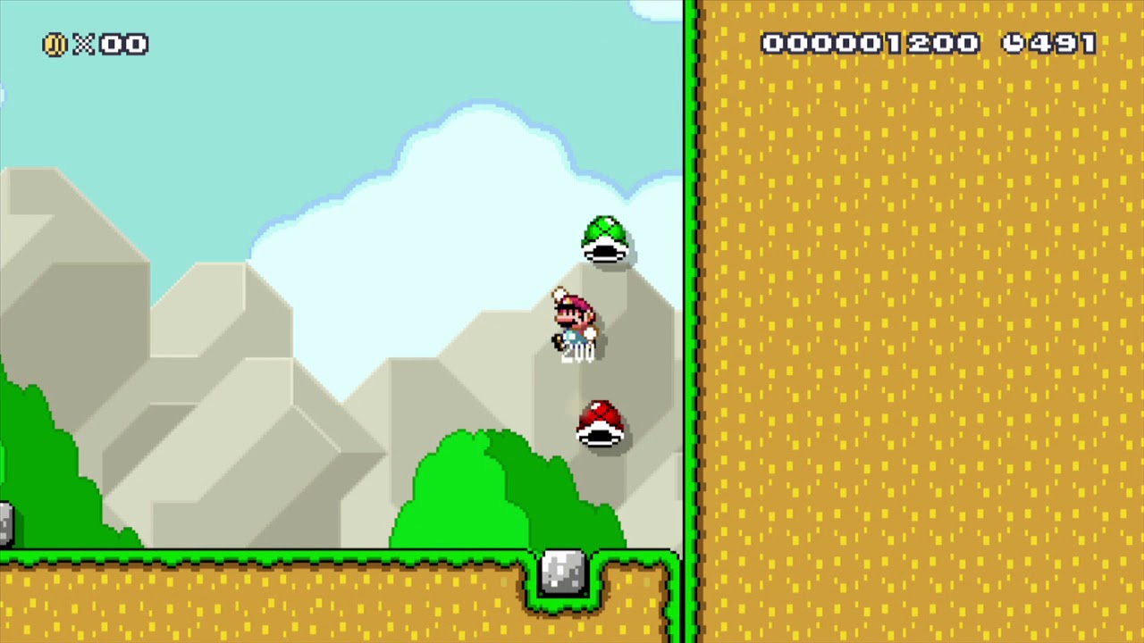 Super Mario Maker: Primeiro double shell jump - YouTube