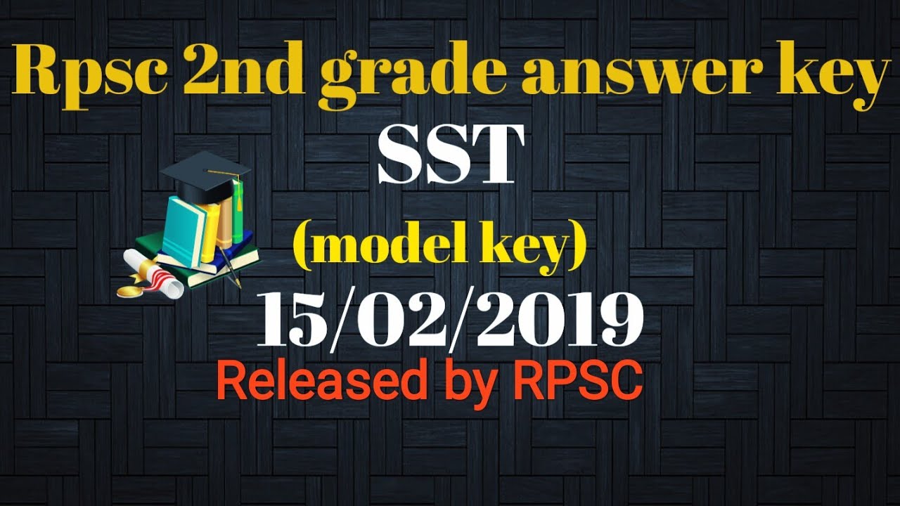 2nd Grade Answer Key SST 2018 RPSC Released By Rpsc YouTube 2nd-grade-answer-key-sst-2018-rpsc-released-by-rpsc-youtube