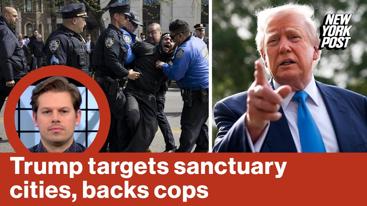 Trump to sign sweeping orders targeting sanctuary cities - YouTube