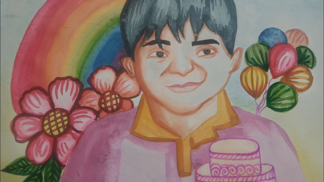 Sheikh Rasel drawing part 2//Sheikh Rasel birthday drawing easy //Easy ...