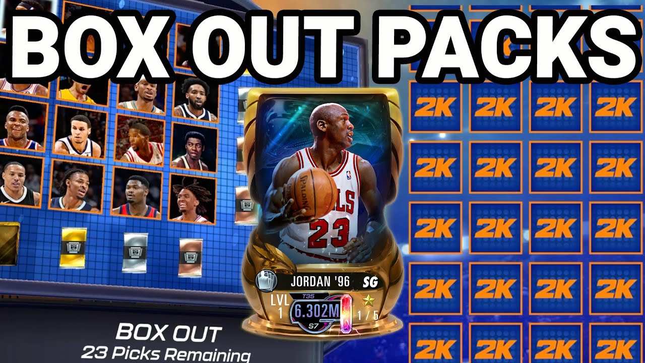 NBA 2K Mobile - INSANE Box Out Pack Opening (Michael Jordan) - YouTube