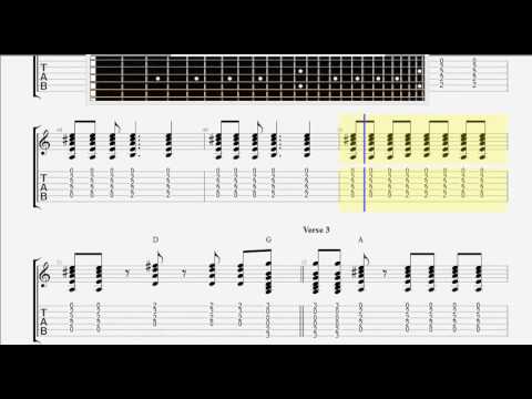 Beatles The Twist And Shout GUITAR 2 TABLATURE - YouTube