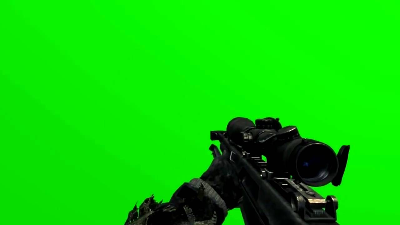 MW3 Barret 50 cal Greenscreen - YouTube