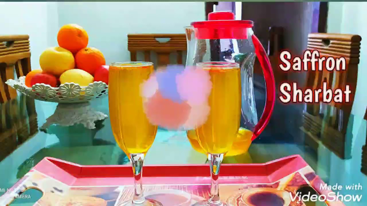 Saffron Sharbat/Persian Drink/ Ramadan Special.25 April 2021 - YouTube