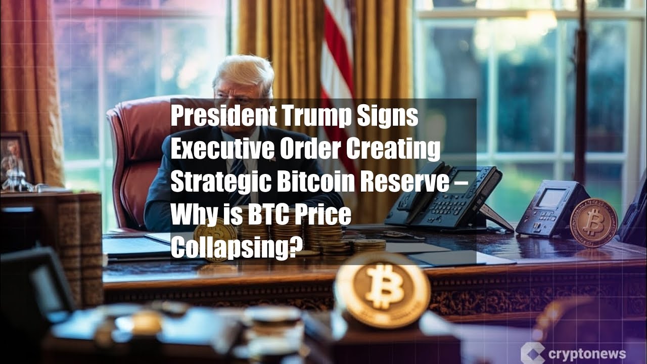 President Trump Signs Executive Order Creating Strategic Bitcoin - YouTube