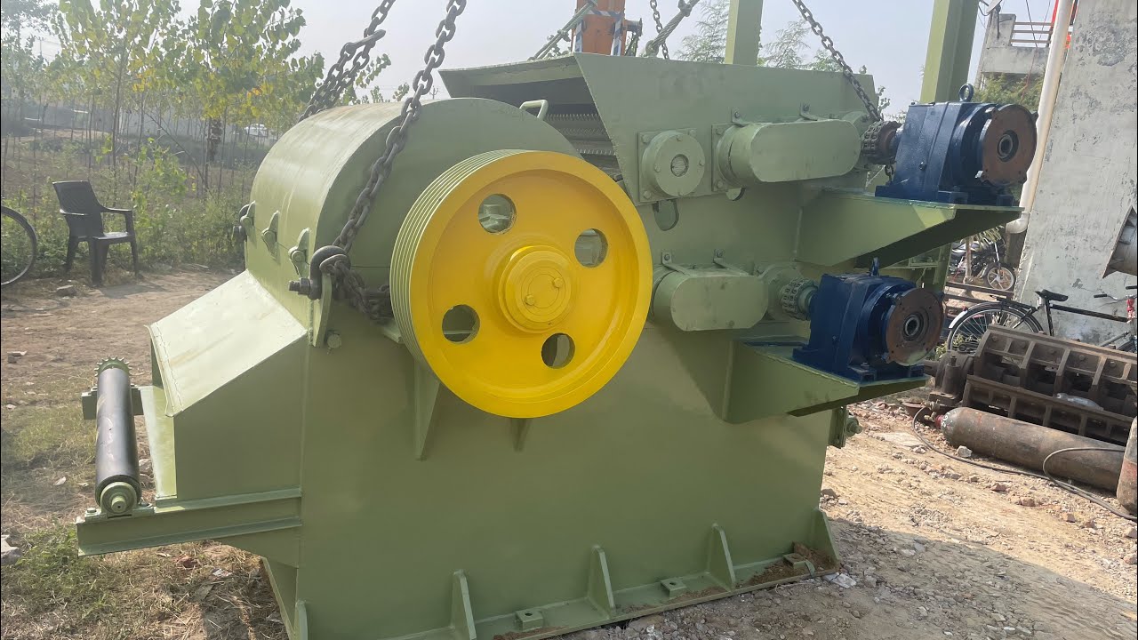 Veneer waste cutter || veneer chipper machine || scrap cutter machine ...