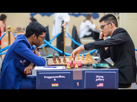 Praggnanandhaa's incredible defensive skills | Pragg vs Jeffrey Xiong | FIDE Grand Swiss 2025