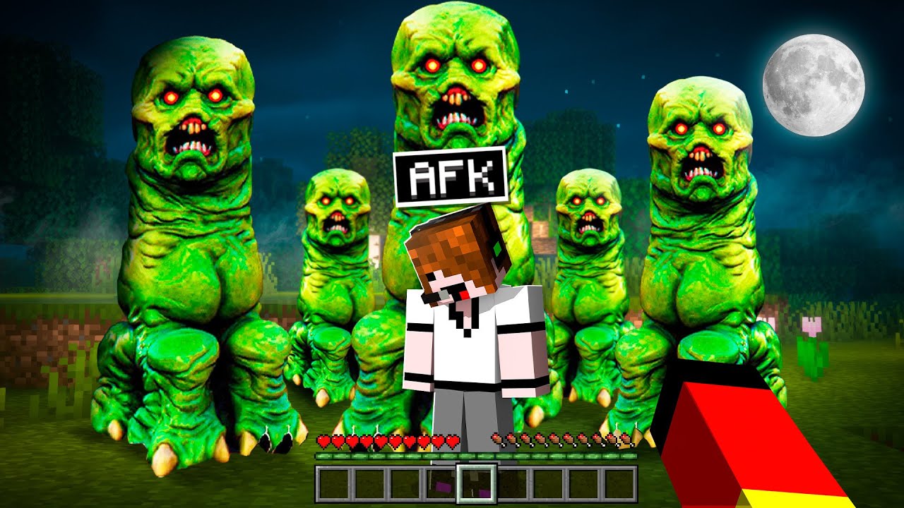 Every Time He Goes AFK, Minecraft Gets More Realistic - YouTube