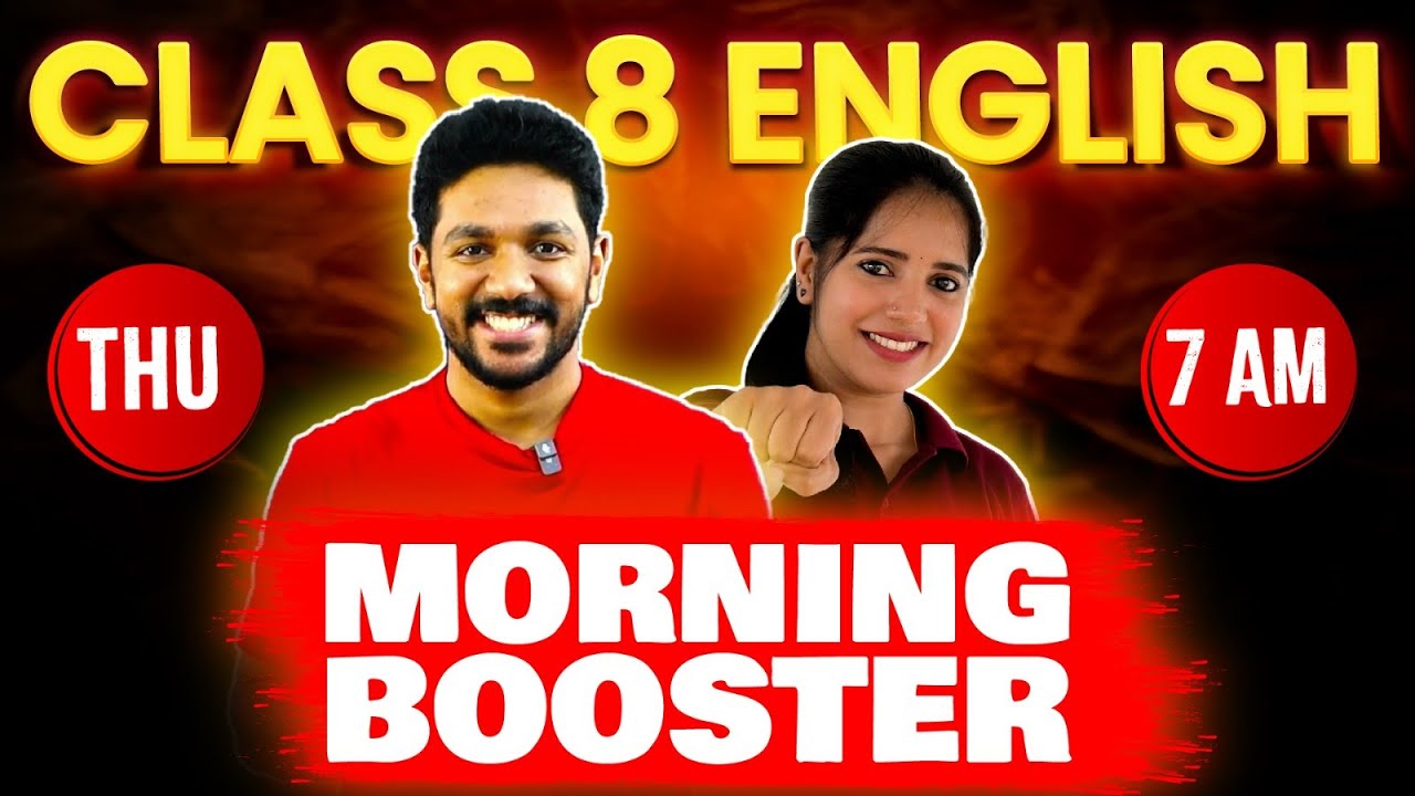 Class 8 Christmas Exam | English Morning Booster | Exam Winner Class 8 ...