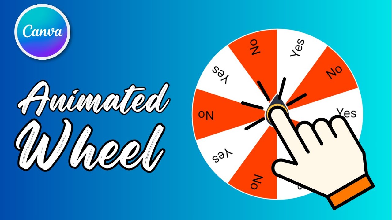 How To Create Animated Spinning Wheel In Canva - YouTube