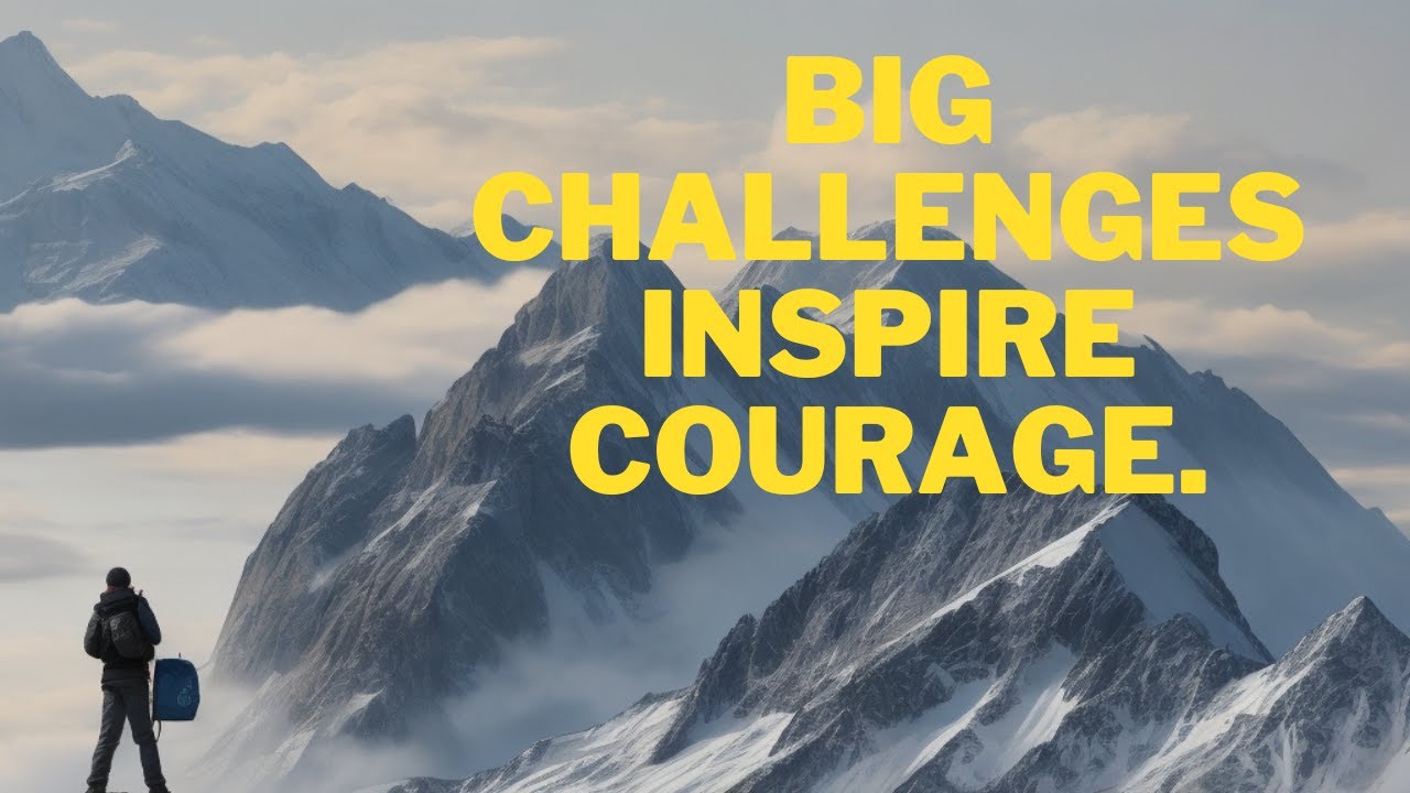 Big challenges inspire courage. - YouTube