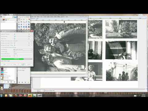 Using Divide Image Script in GIMP along with Deskew to Split Multiple ...