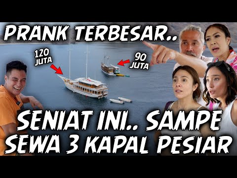PRANK KAPAL PESIAR. BIKIN SEMUA ARTIS PAPAN ATAS EMOSI