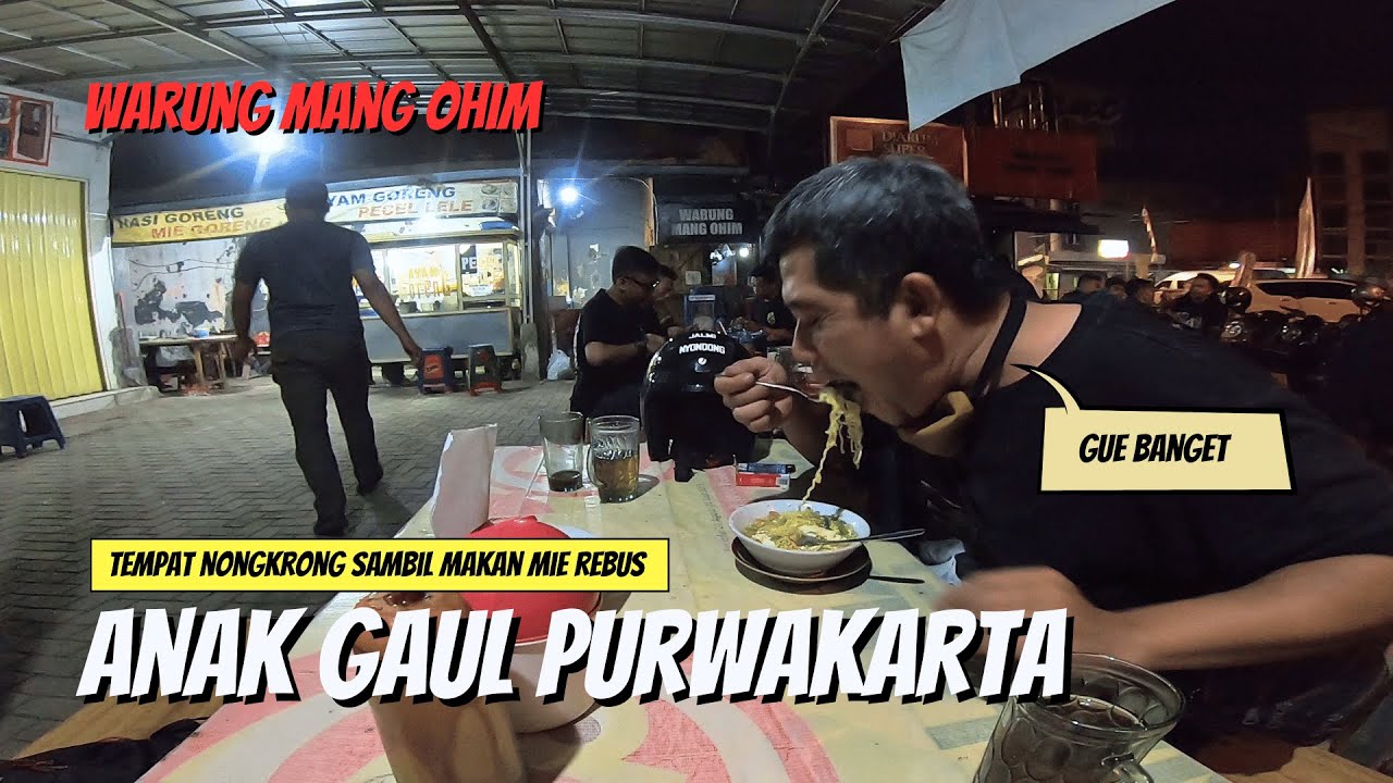 Warung Mang Ohim | Kuliner Malam di Purwakarta paling hits - YouTube