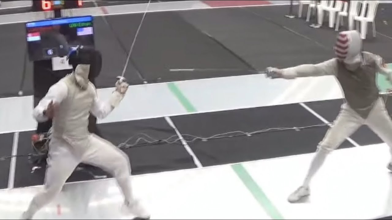 Istanbul Foil Junior World Cup JMF - L8 - Loo Keyon SGP vs Ethan Um USA ...