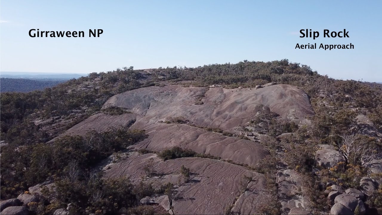 Girraween NP - Slip Rock Aerial Approach - YouTube