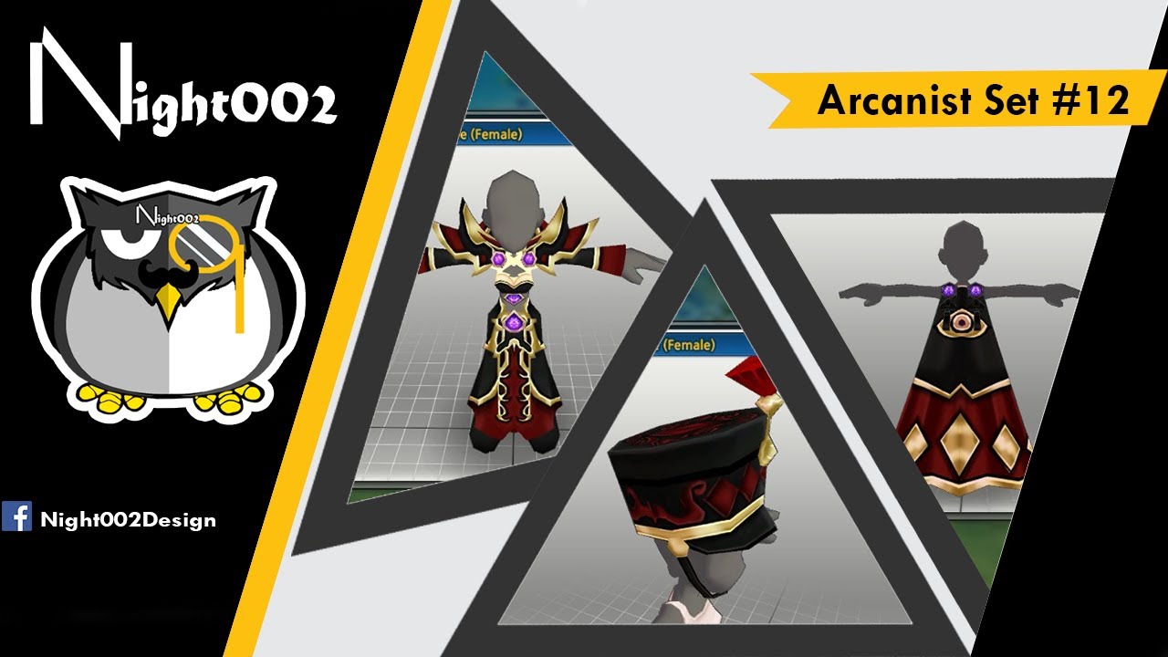 [Night002Design] - Arcanist Gear Design Set #12 - Review - YouTube