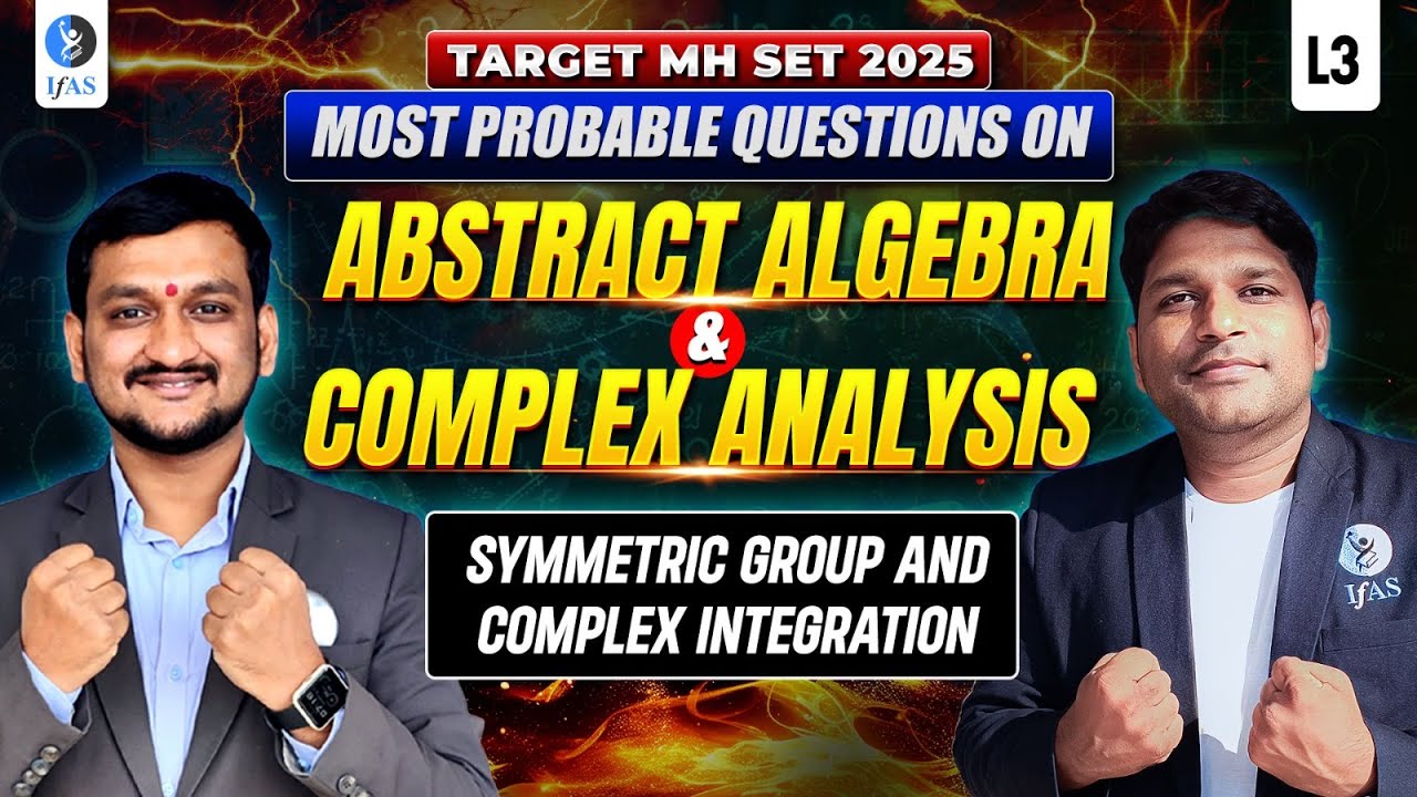 𝐀𝐁𝐒𝐓𝐑𝐀𝐂𝐓 𝐀𝐋𝐆𝐄𝐁𝐑𝐀 & 𝐂𝐎𝐌𝐏𝐋𝐄𝐗 𝐀𝐍𝐀𝐋𝐘𝐒𝐈𝐒 (𝐒𝐲𝐦𝐦𝐞𝐭𝐫𝐢𝐜 𝐆𝐫𝐨𝐮𝐩 𝐚𝐧𝐝 𝐂𝐨𝐦𝐩𝐥𝐞𝐱 ...