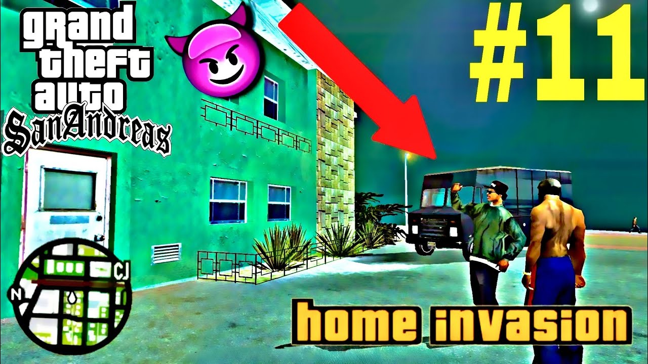 The | home invasion | mission in gta san andreas 😃 - YouTube