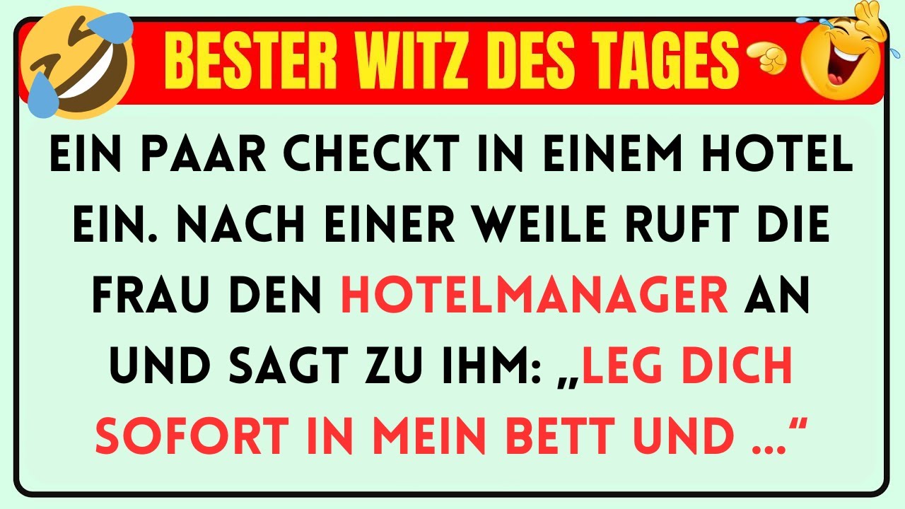 🤣 BESTER WITZ DES TAGES! Ein Paar Checkt In Einem Hotel Ein... - YouTube