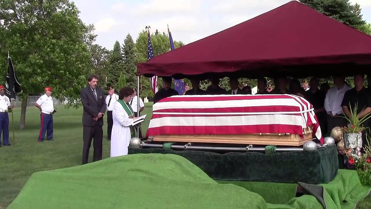 Chuck Wall Funeral Procession with Full Military Honors - YouTube