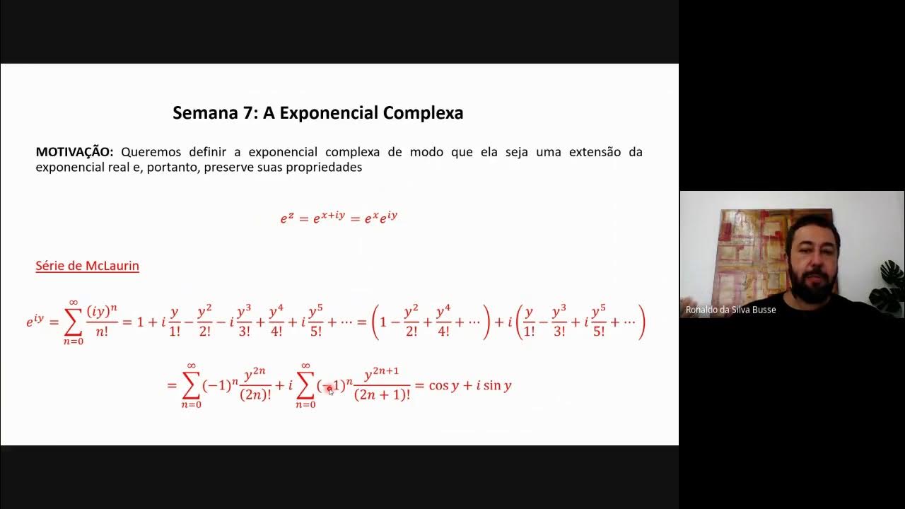 Aula 7 - Exponencial Complexa - YouTube
