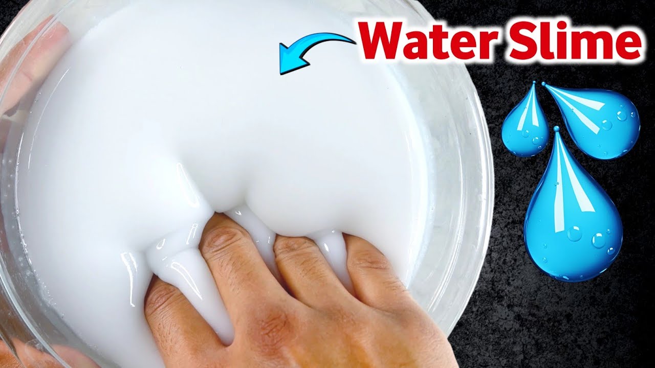 Water Slime💦 How to make Milky Water Slime at home [ASMR] - YouTube