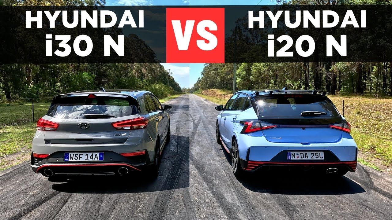 Drag Race: 2025 Hyundai i20 N vs 2025 Hyundai i30 N – 0-100 ...