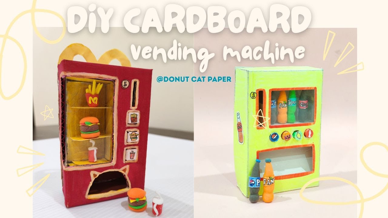 DIY Cardboard Vending Machine Compilation - YouTube