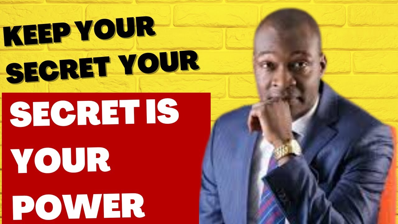 KEEP YOUR SECRET YOUR SECRET IS YOUR POWER :APOSTLE JOSHUA SELMAN # ...
