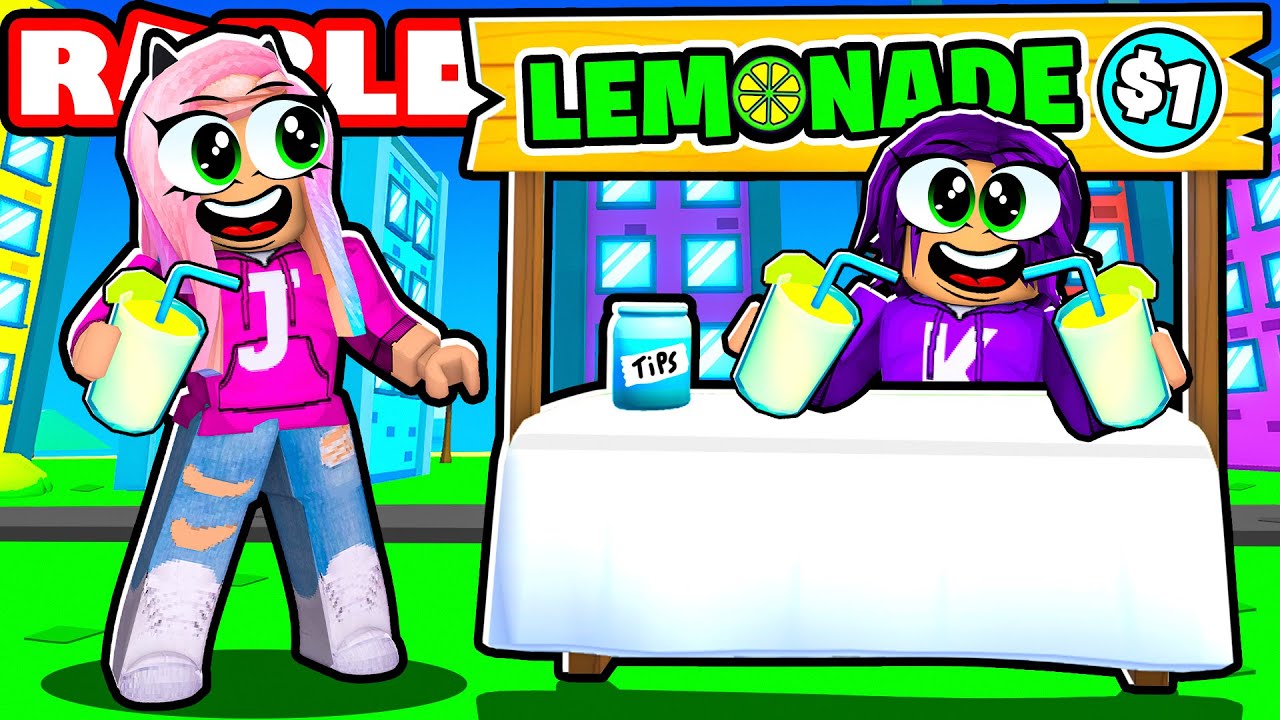 We opened a Lemonade Stand on Roblox! 🍋 | Busy Business - YouTube