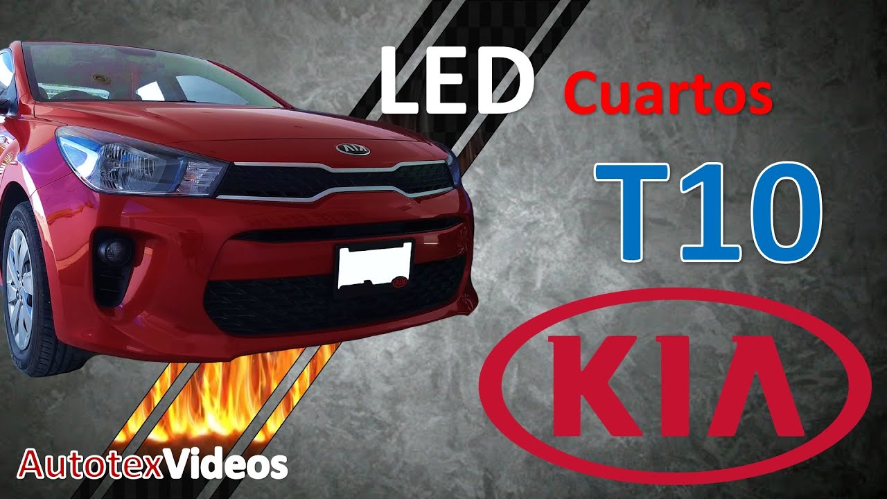 Instalación de luces cuartos/de posición LED en KIA RIO 2018-2020 - YouTube