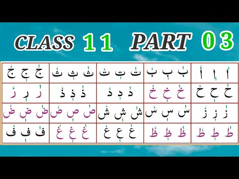 Aasan noorani qaida part 03 khada-zaber khada-zer aur ulta pesh M.. kalimullah bagban #huruf e madda