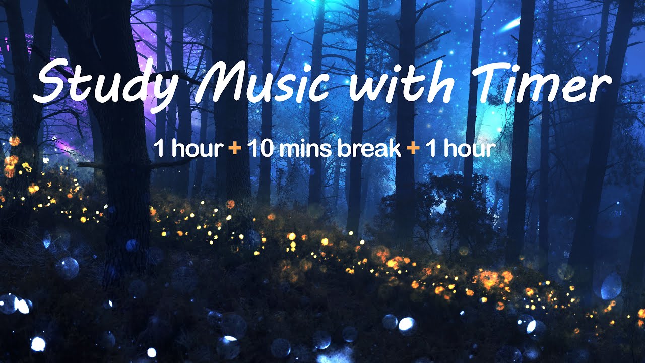 Study Music with Timer - Relaxing Music - 2 Hour Study Music with ...