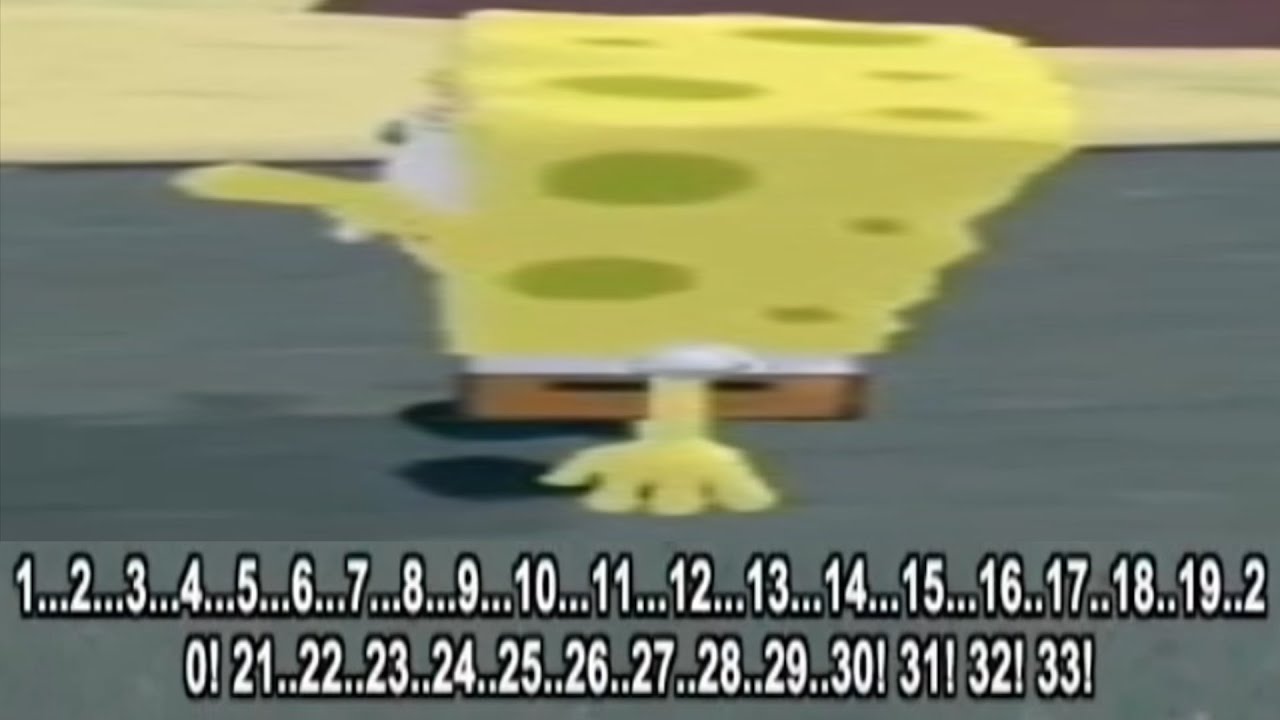 SpongeBob has a Mid-Sentence Stroke from Counting (AI Sponge Clip ...