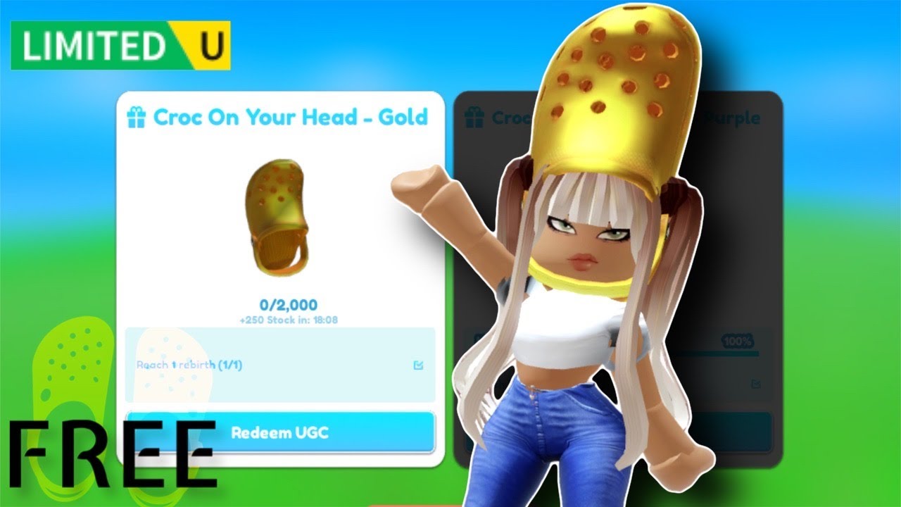 FREE CROCS LIMITED- ROBLOX - YouTube
