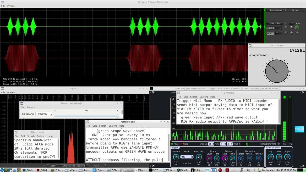 Pulse Density Modulated HF CW Transmitter/afcw mode\ {Saves Battery ...